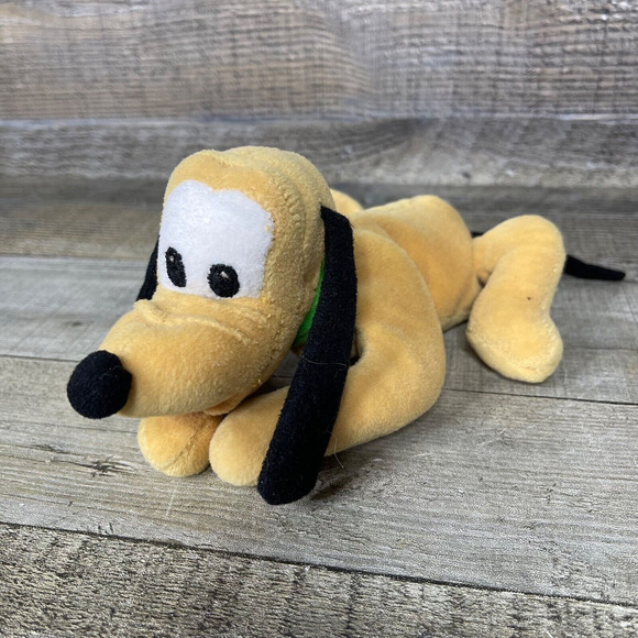 Disney | Toys | Disney Store Pluto Soft Plush Mini Bean Bag Stuffed ...
